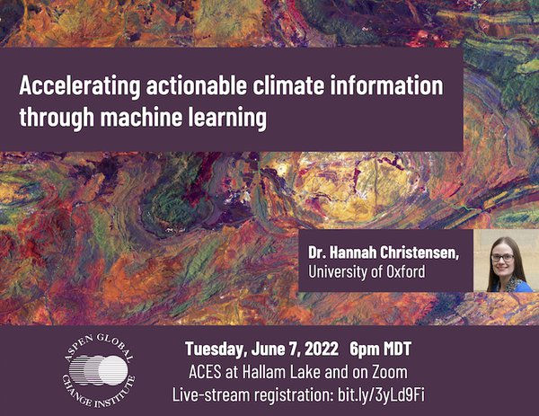 Accelerating actionable climate information through machine learning