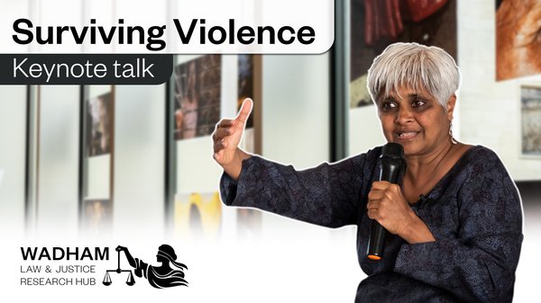 Pragna Patel on Survival Resilience and Justice for Women | Wadham College